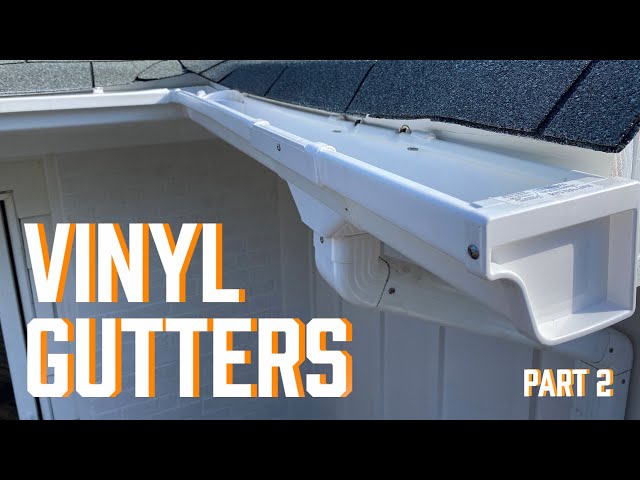 Traditional White Hidden Vinyl Gutter Hook And Pin Traditional White ...