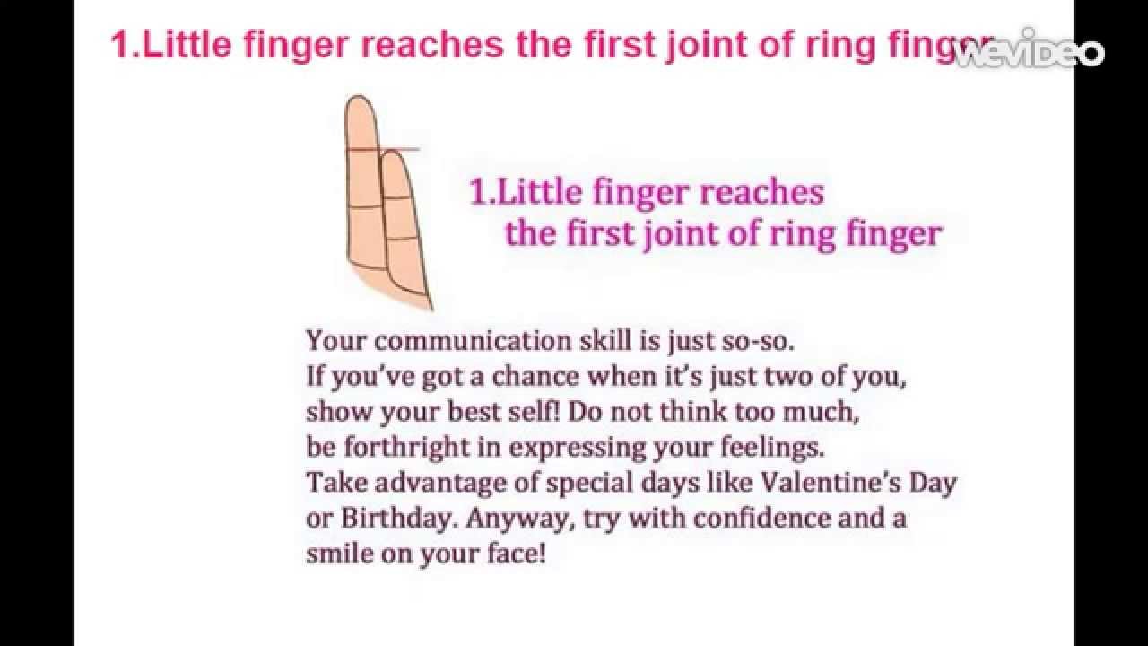 3 Ways To Approach Love Based on Little Finger - YouTube