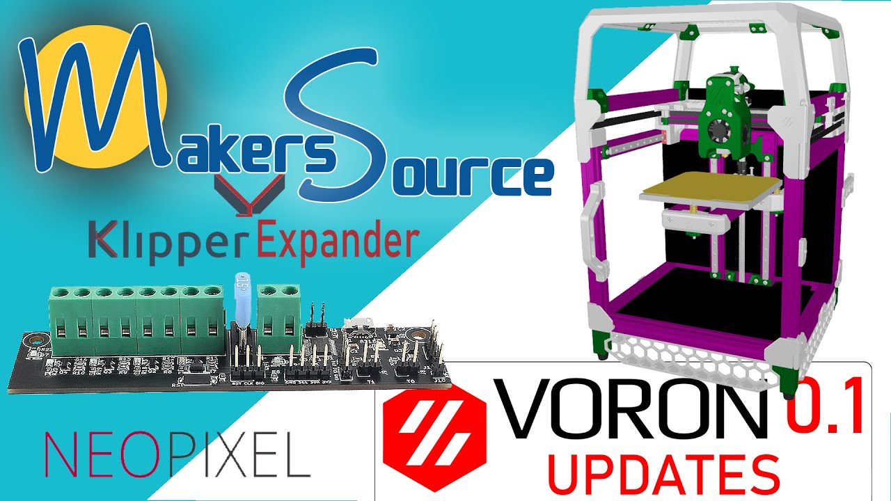 Voron 0.1 Klipper Expander and Custom LEDs - YouTube