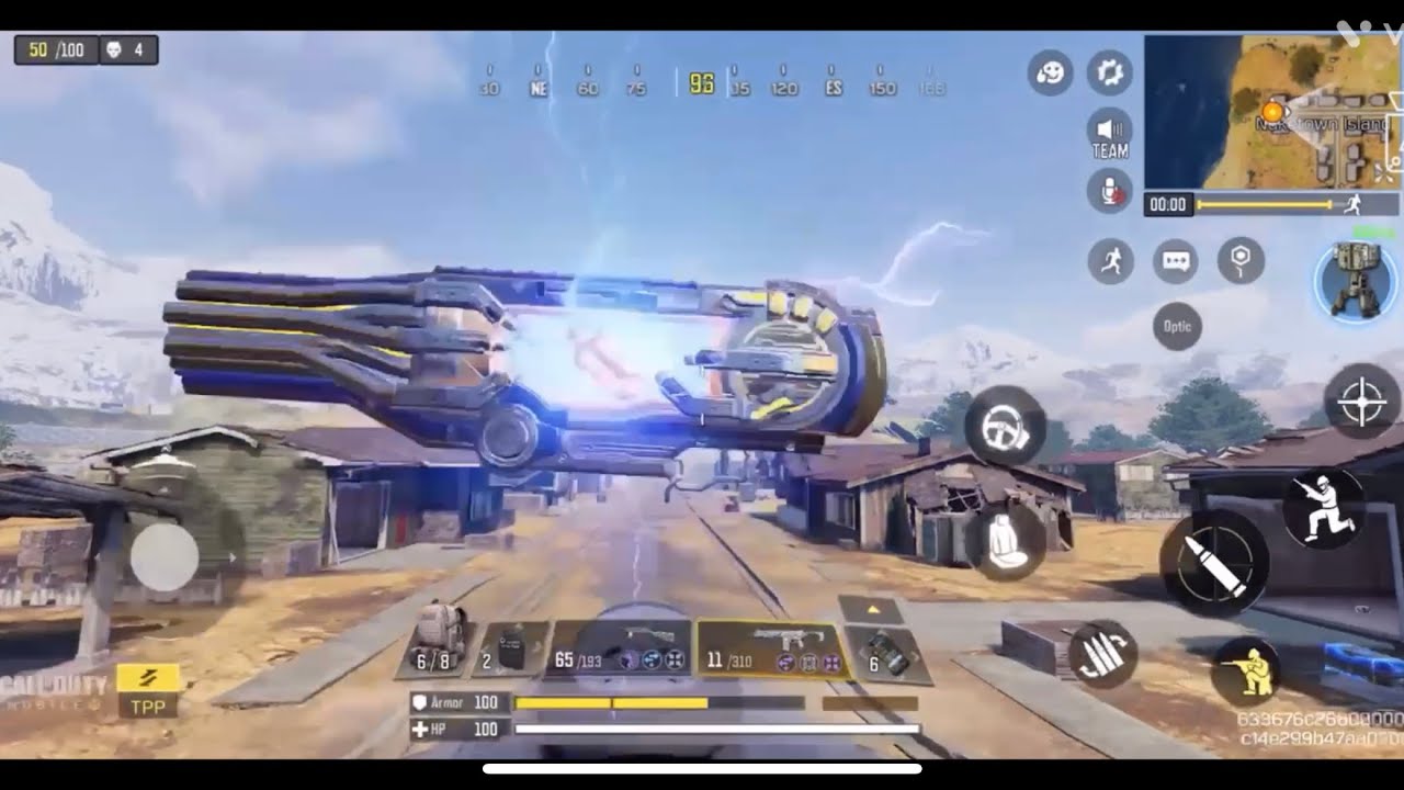 Inspecting the mythic peace keeper on a jet in nuketown (cod mobile BR ...