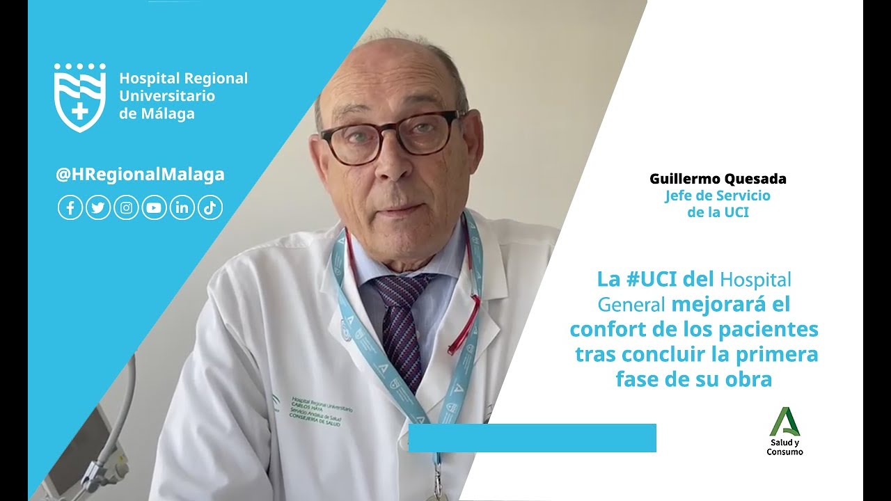 Guillermo Quesada | La UCI mejorará el confort de los pacientes tras ...