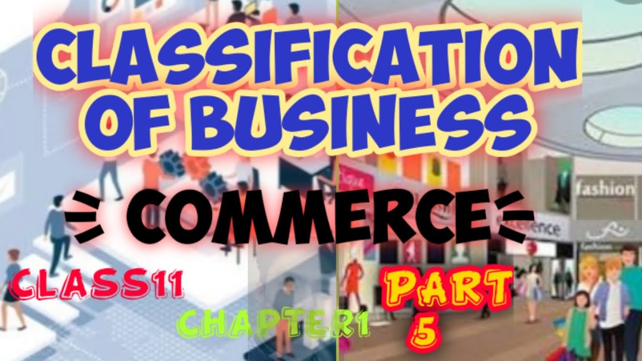 Classification of Business Activities {COMMERCE} || Class 11 B.Com M ...