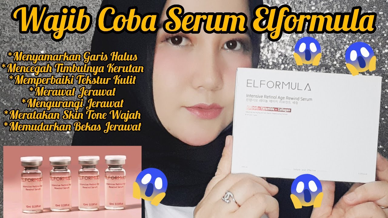 ELFORMULA INTENSIVE RETINOL AGE REWIND SERUM - YouTube