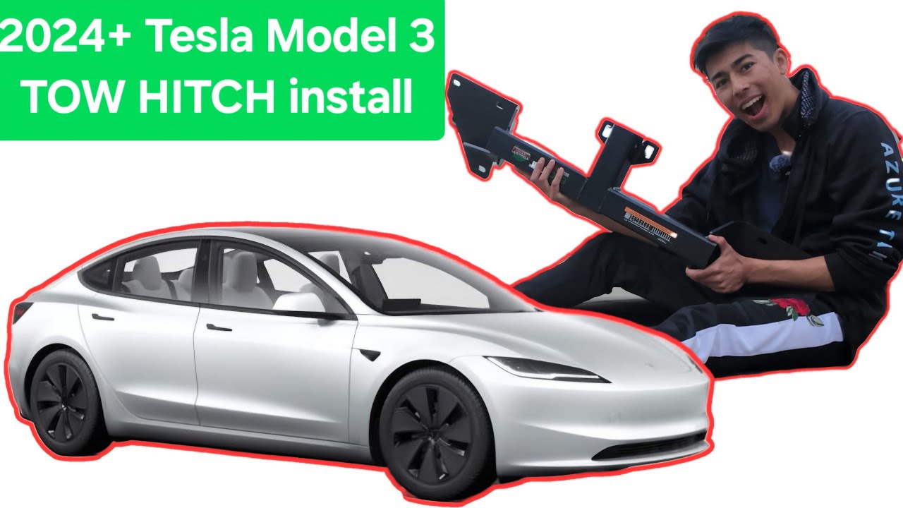 2024 Highland Tesla Model 3 | Installing a Tow Hitch (Torklift EcoHitch ...