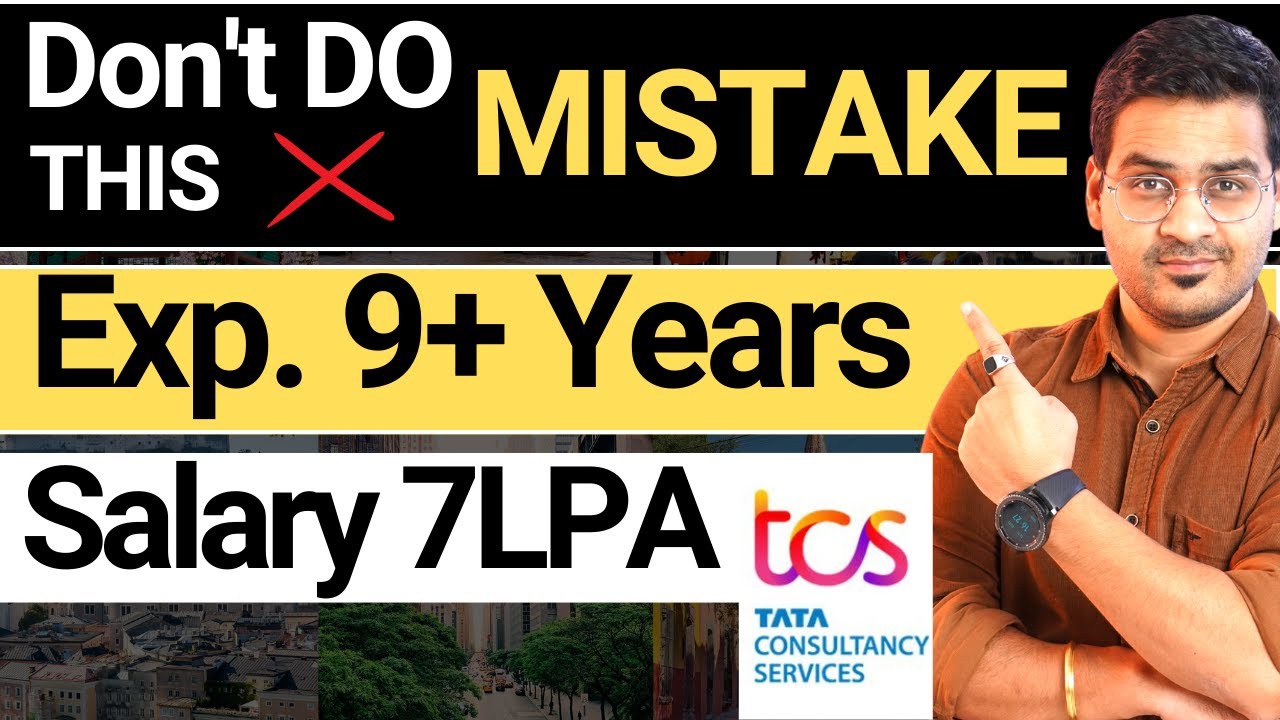 💥TCS Employee Viral Post! 9 Years in TCS, Salary 7 LPA! | Corporate ...