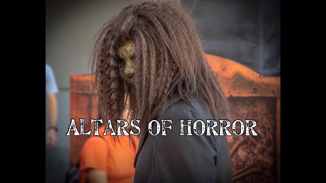 HHN 27 Altars of Horror Scarezone Daylight Walkthrough - YouTube