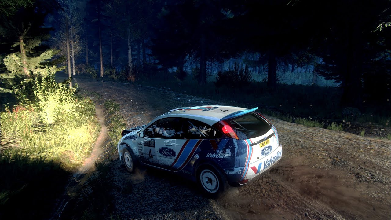 [VR] Ford Focus RS WRC. Rally Finland. Kailajarvi wet. DiRT Rally 2.0 ...
