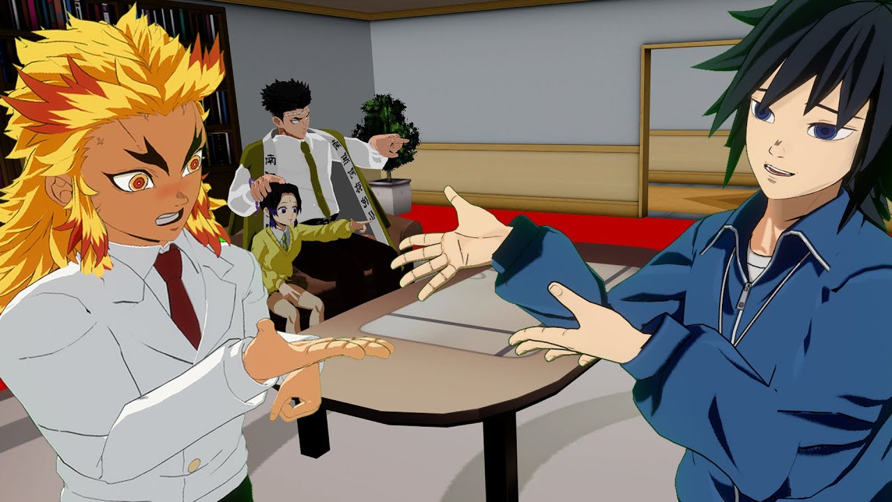 Rengoku na escola nova em Demon Slayer VR - YouTube