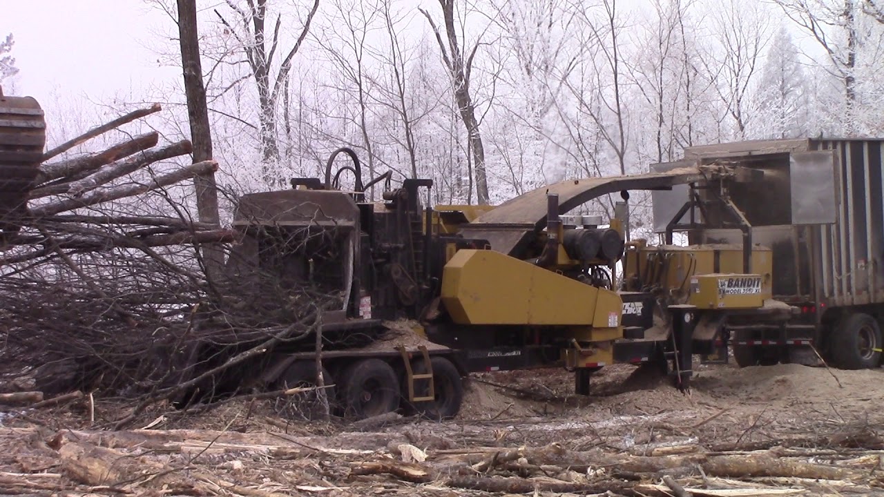 2010 Bandit 3590XL Whole Tree Chipper - YouTube