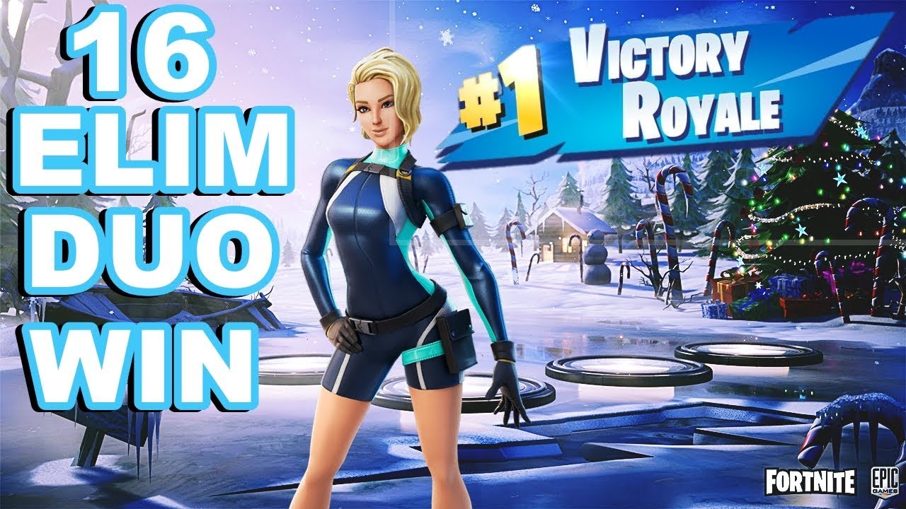 16 ELIM DUO WIN CRAZY ENDGAME ON FORTNITE! - YouTube