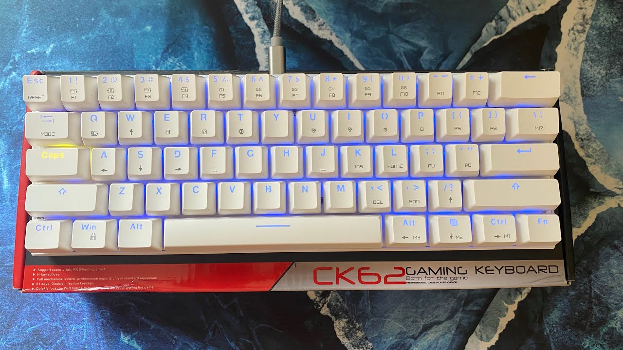 Unboxing teclado CK62 (switch red🍒) - YouTube