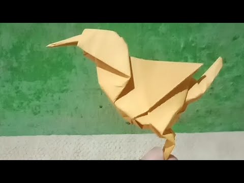 Origami wren bird step by step ||origami bird step by step #origami # ...