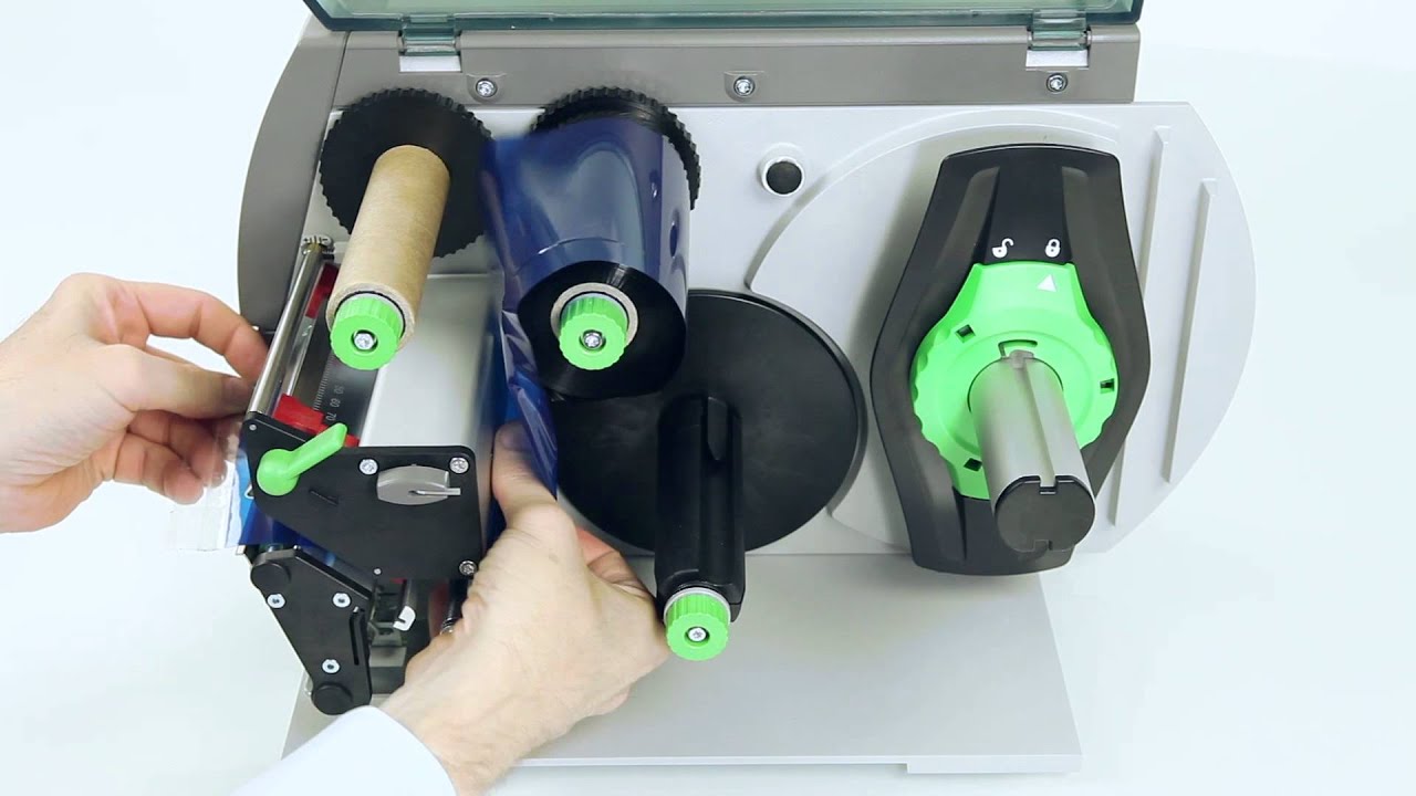 cab A+ tutorial: Insertion of inside wound thermal transfer ribbon ...