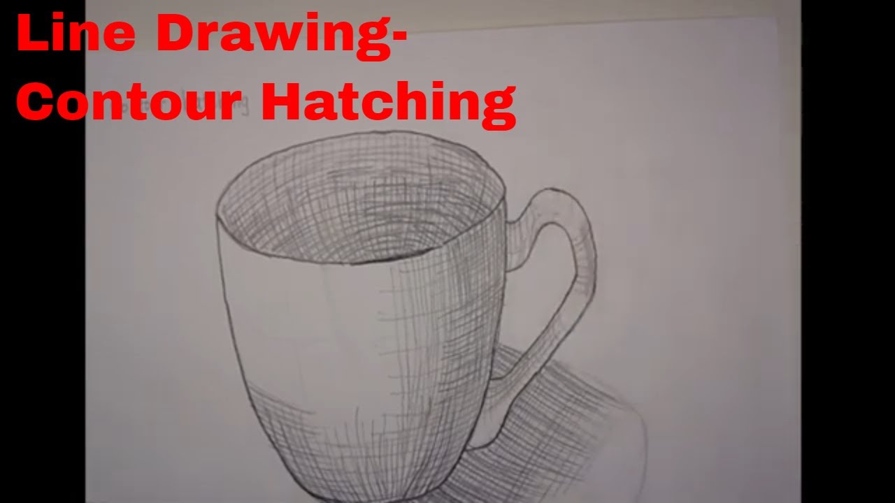 Contour Hatching Drawing for Beginners - YouTube