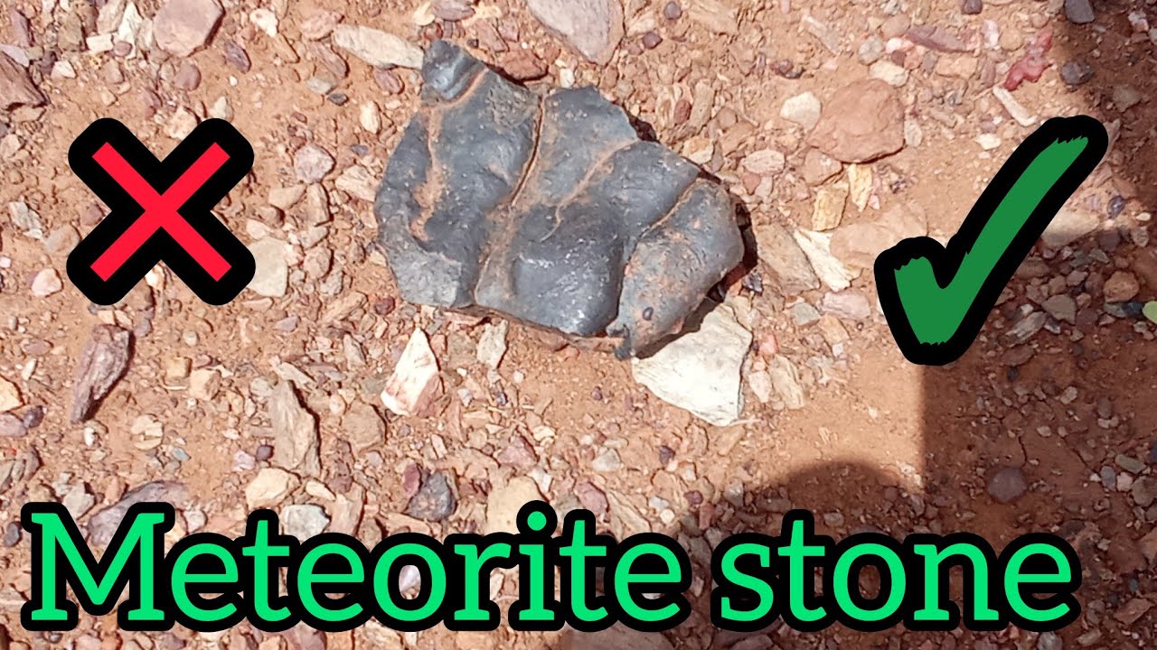 How to id identify a meteorite -stone - YouTube