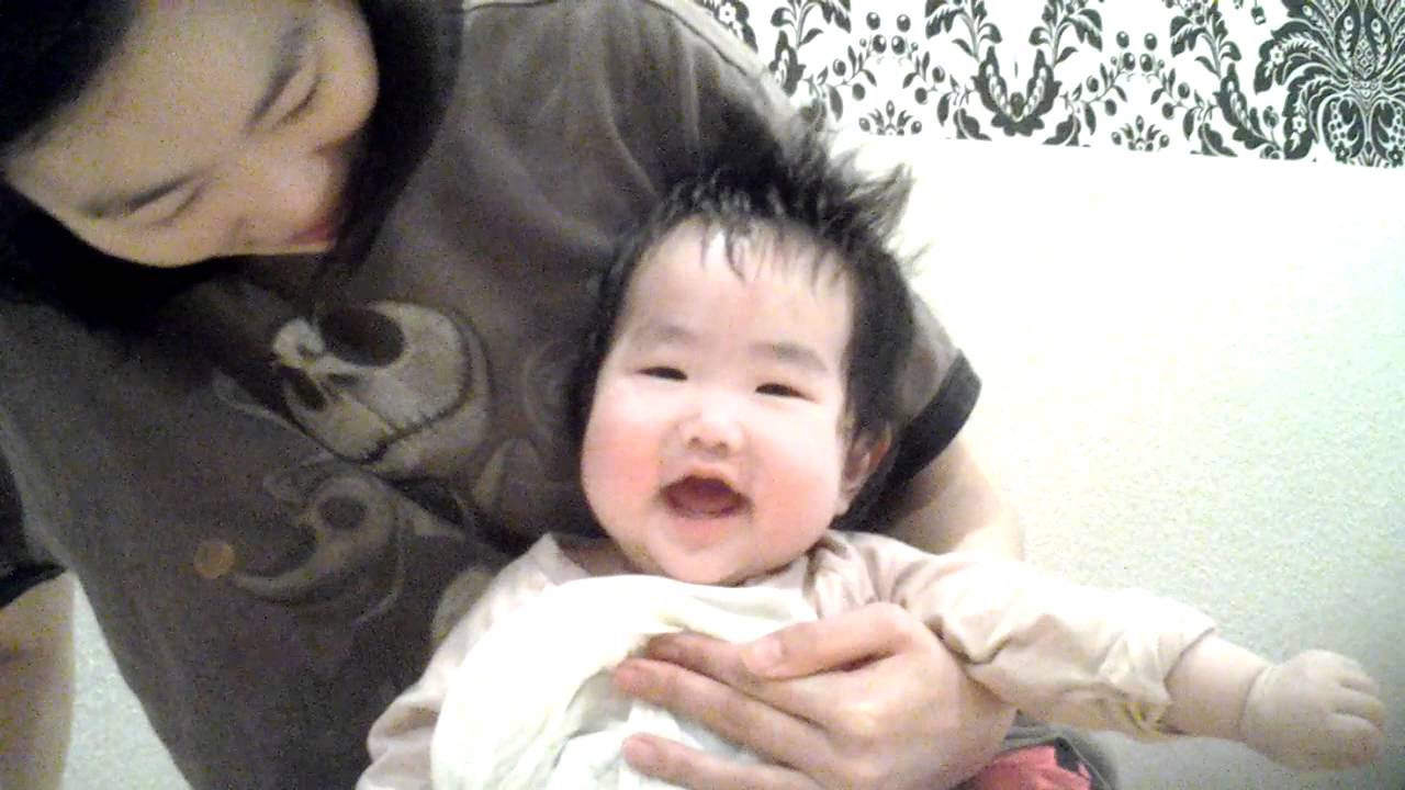 Daddy's snoring sound is so funny - YouTube