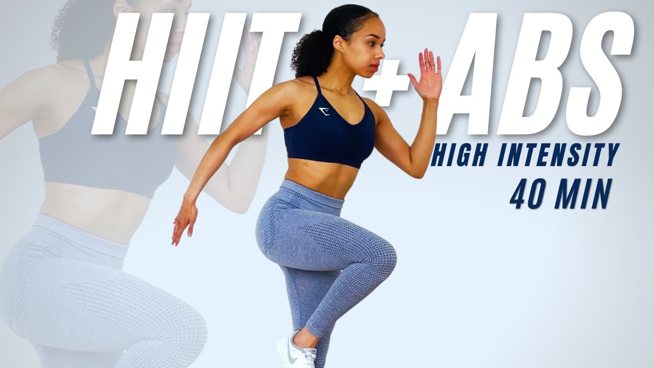 40 Min HARDCORE HIIT + Abs Finisher | No Repeat Full Body Fat Burn ...