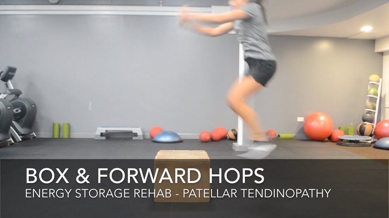 Patellar Tendinopathy Rehab - Box & Horizontal Jumps - YouTube