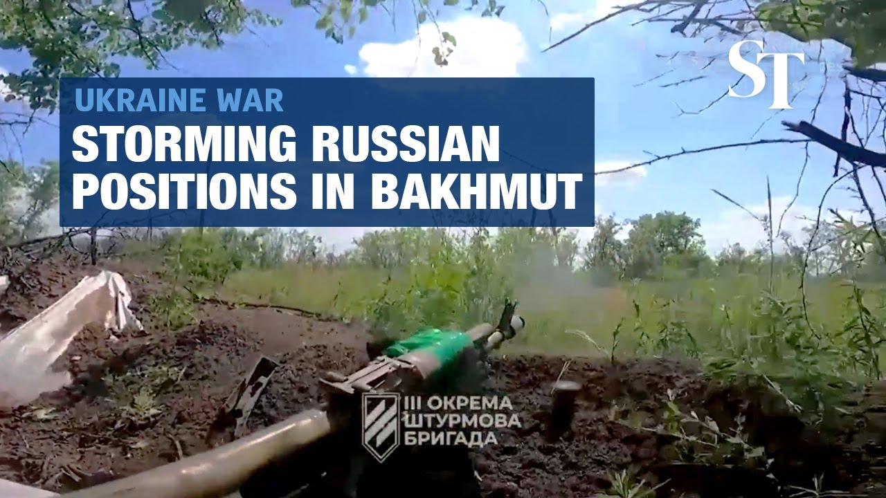 Ukraine military video 'shows Bakhmut fighting' - YouTube