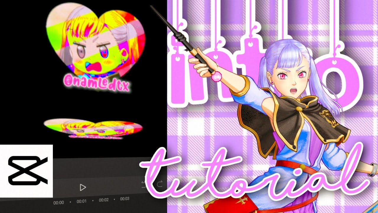 TUTORIAL NEON INTRO LOGO FOR AMV/EDIT | capcut - YouTube