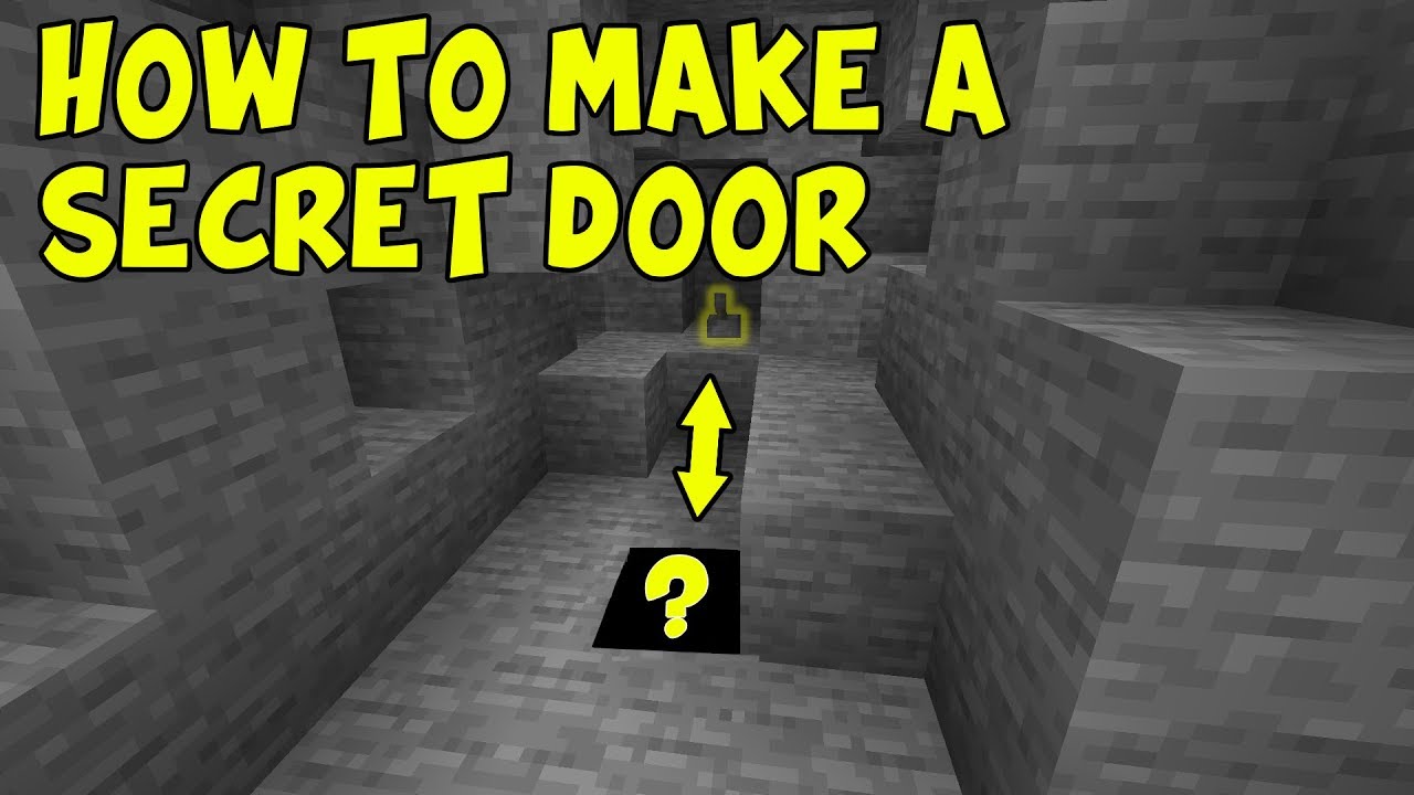 How to make a **Secret + Hidden** Door - YouTube
