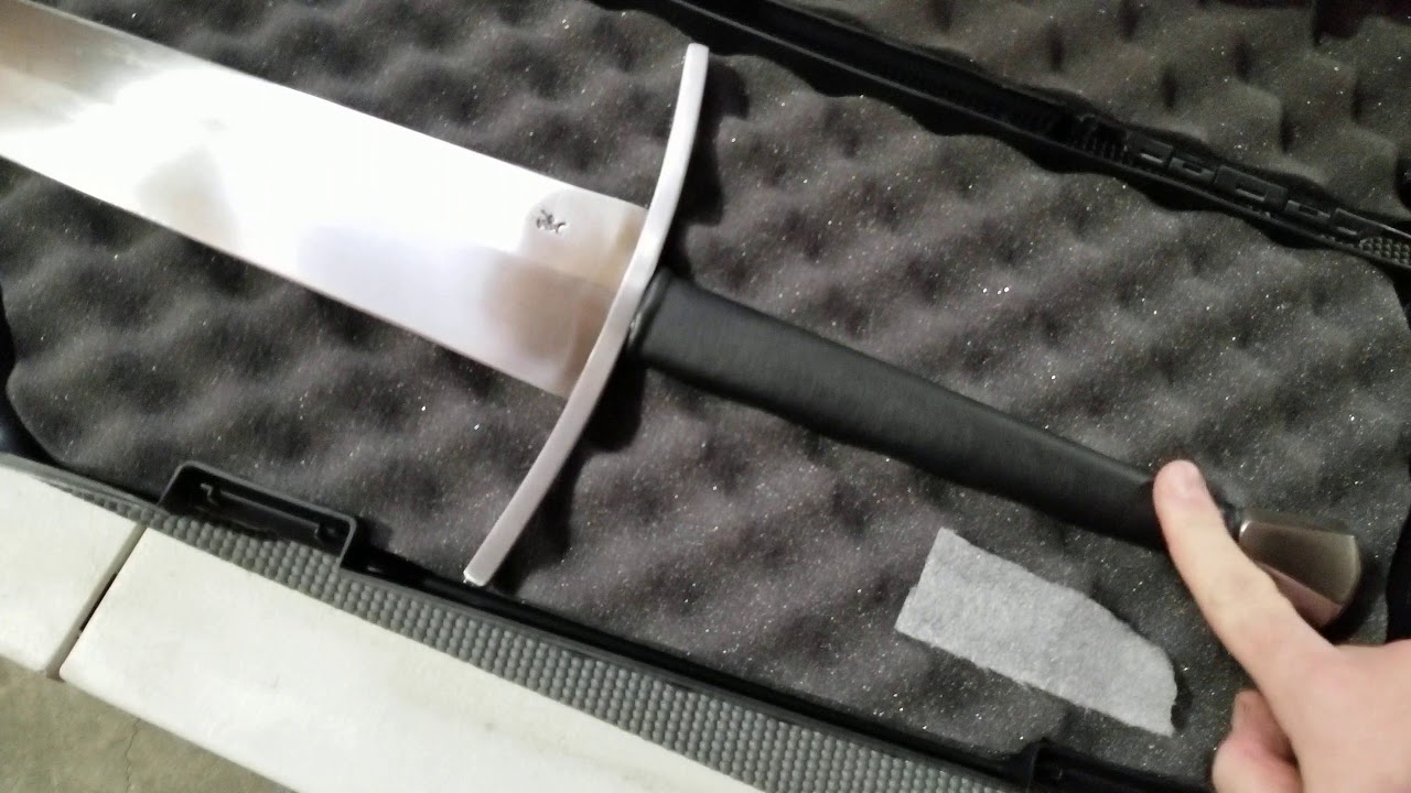 Competition Sharp Longsword Pear V3 by Purpleheart Armoury - YouTube