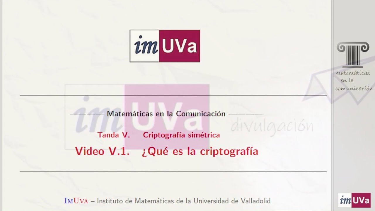 ¿Qué es la criptografía? - YouTube