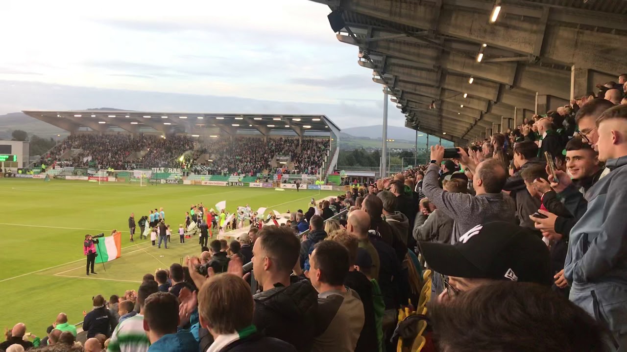 Shamrock Rovers v Bohemians, Teams Out In The Dublin Derby, Tallaght ...