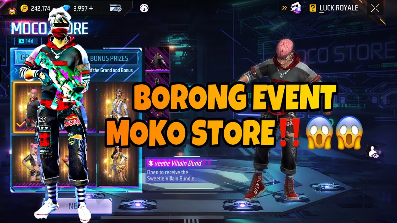 BORONG EVENT MOKO STORE||FREE FIRE MALAYSIA|| - YouTube