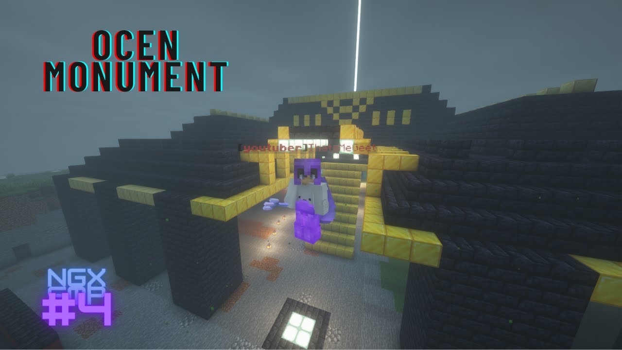 I MADE A BLACKSTONE OCEAN MONUMENT IN MINECRAFT - YouTube