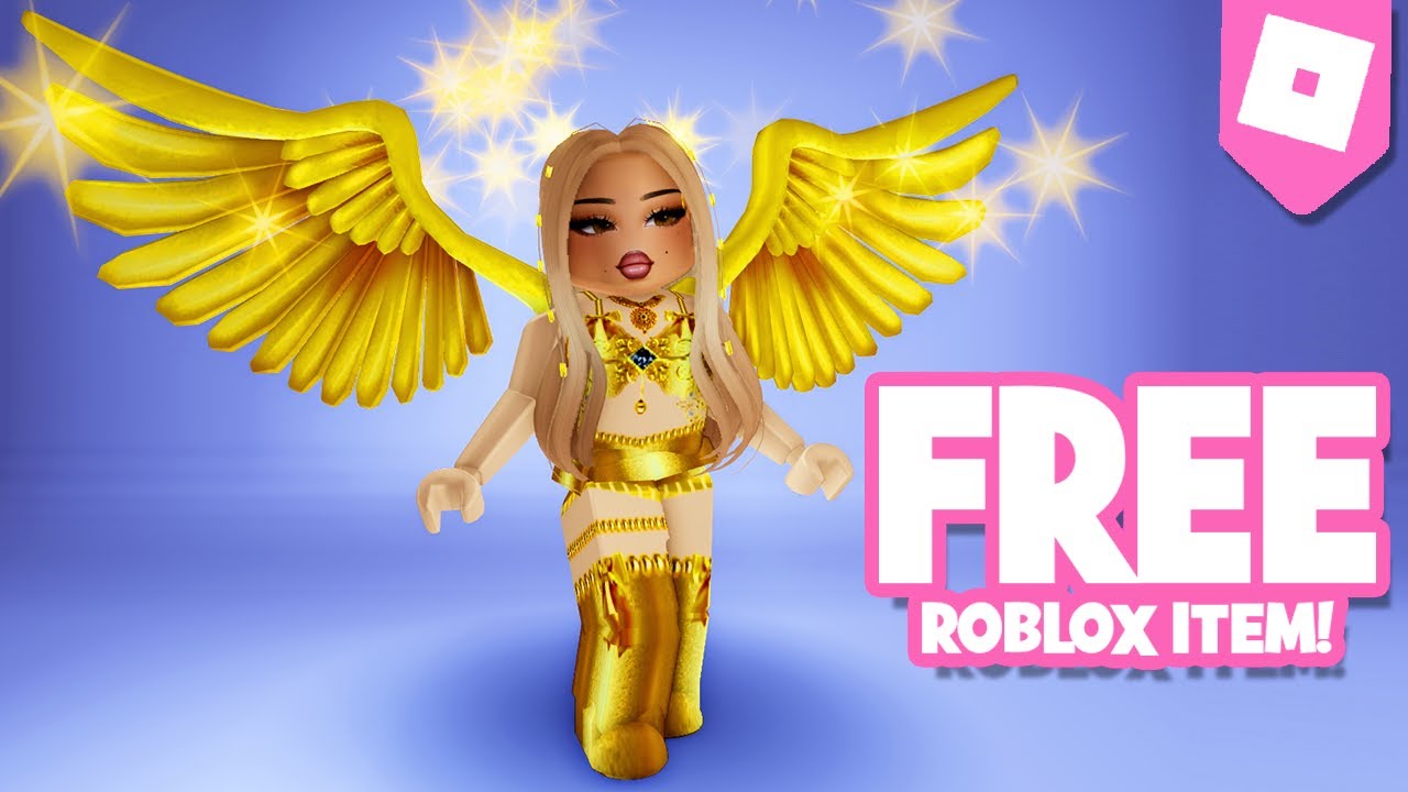 *FREE CODE* GET *FREE* ANIMATED GOLDEN SPARKLING WINGS 😲 ROBLOX UGC ...