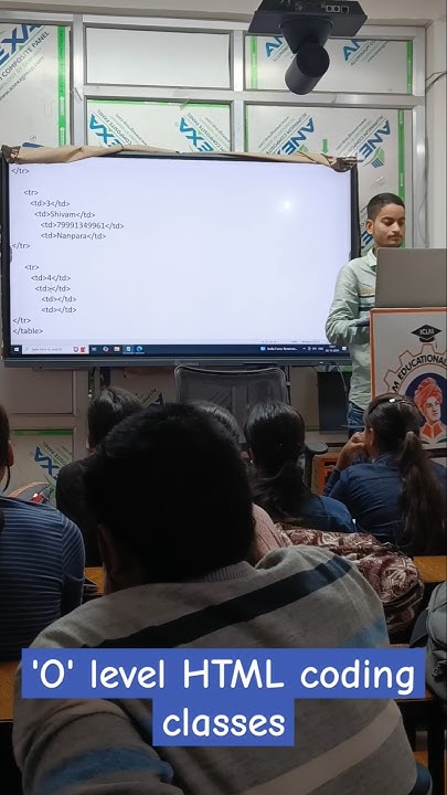 HTML coding classes #html #yt #iclm #iclmbahraich #suraj_sir #trend # ...