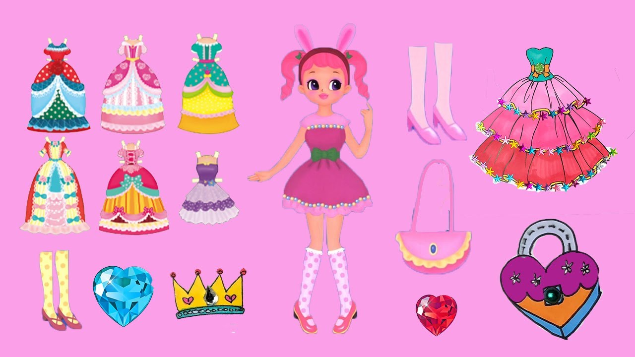 PAPER DOLLS EASY PAPERCRAFTS FOR KIDS fun play - Tutu Toy 종이인형 종이구관 인형 ...