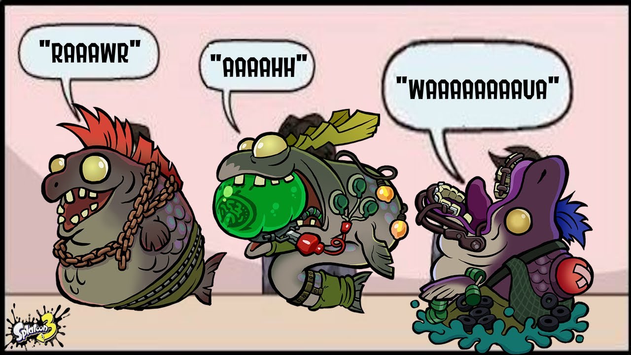 King Salmonid Voice Clips + SFX - Splatoon 3 - YouTube