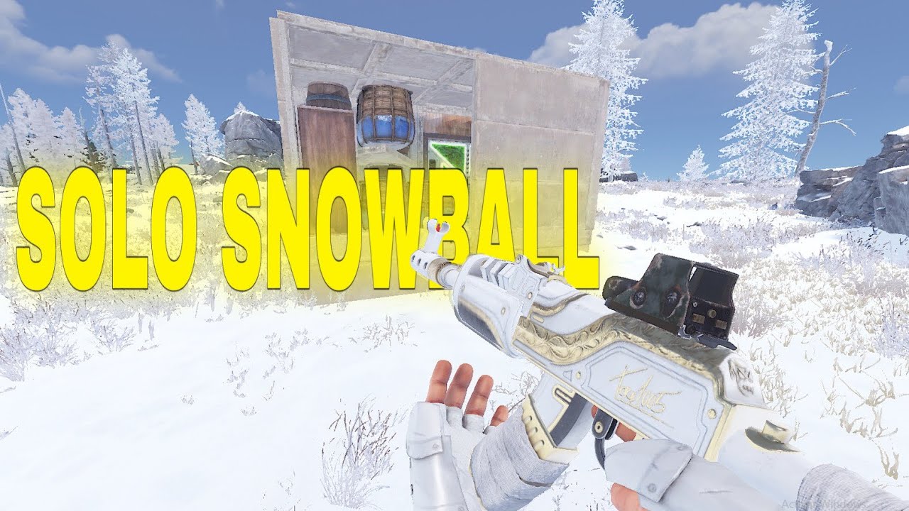 Solo Snowball in Rustafied EU Long - Rust - YouTube