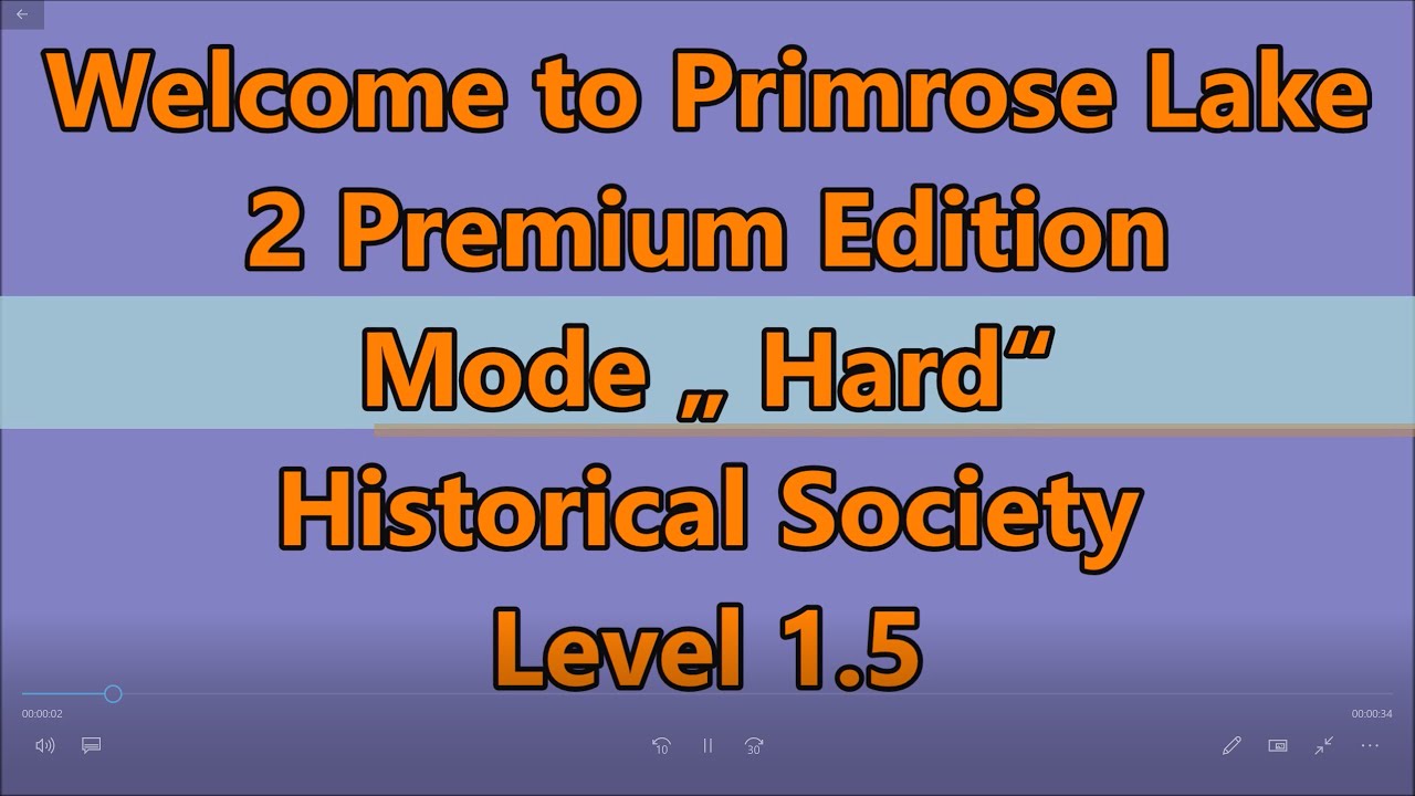 Welcome to Primrose Lake 2 Historical Society Level 5 - YouTube