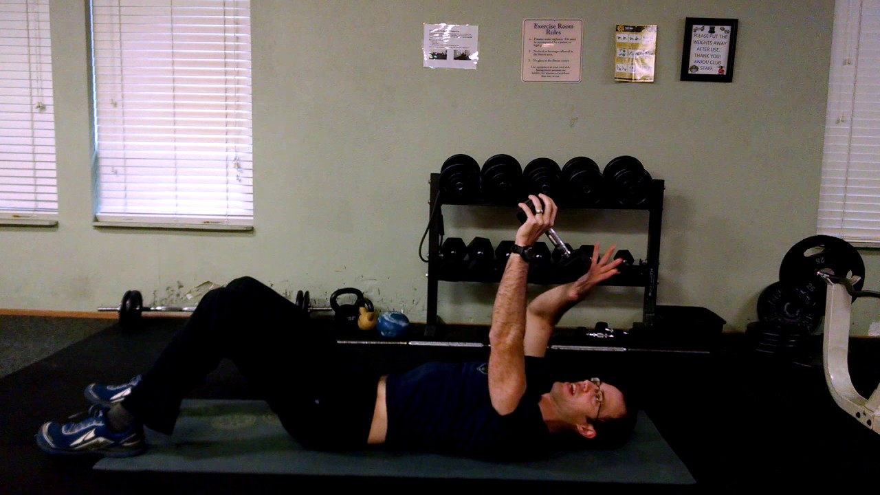 Supine Pullovers - YouTube