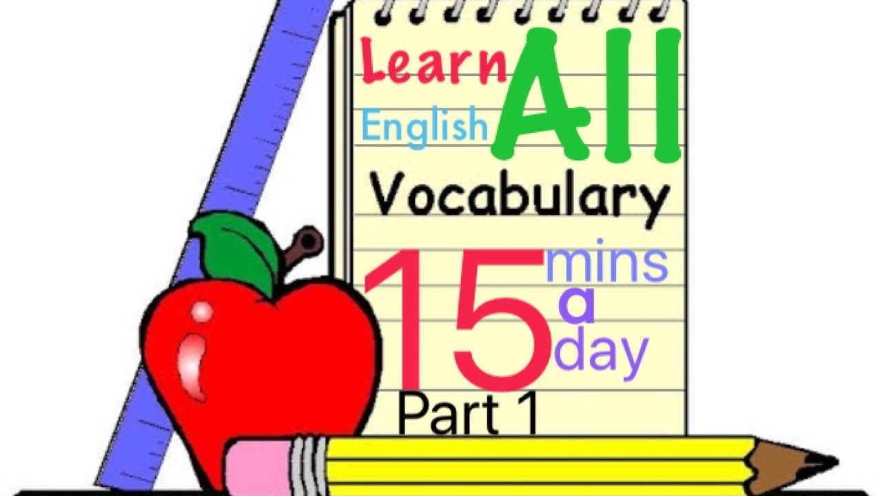 Learn all English words (part 1) - YouTube