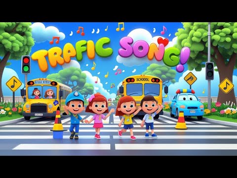 "🚦 The Ultimate Traffic Lights Song for Kids | Catchy Nursery Rhyme ...