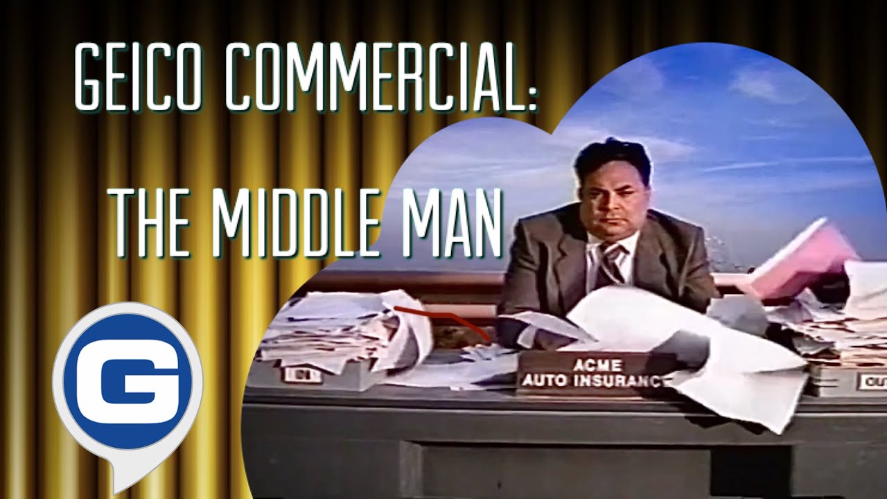GEICO Direct Commercial - The Middle Man 🧍‍♂️🗄️ (1996) - YouTube