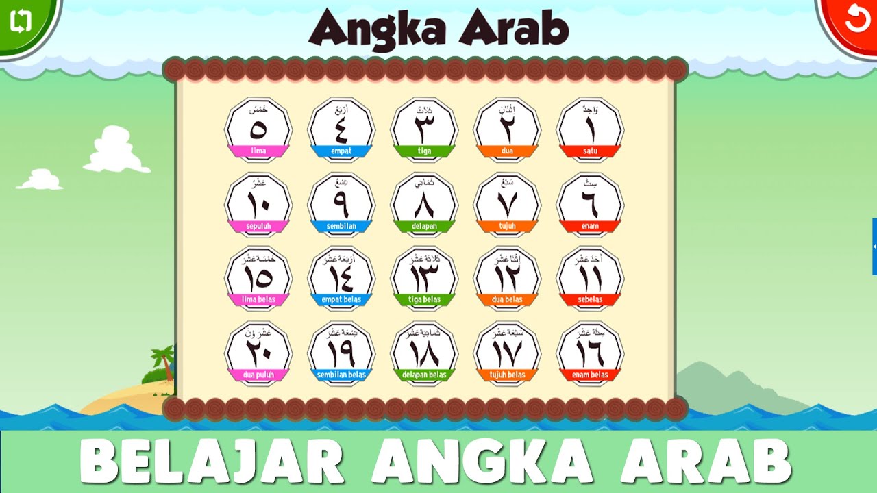 Mengenal angka arab 1 sampai 20 | Ayo BelajaR - YouTube
