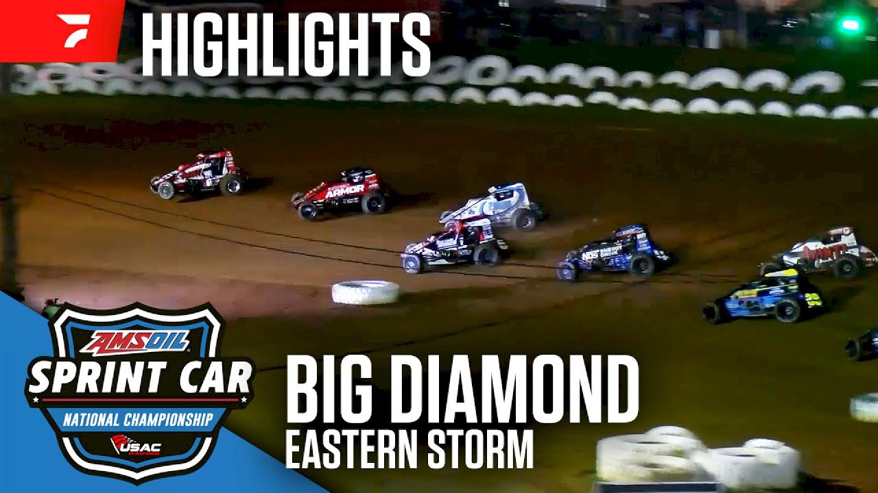 𝑯𝑰𝑮𝑯𝑳𝑰𝑮𝑯𝑻𝑺: USAC AMSOIL National Sprint Cars | Big Diamond Speedway ...