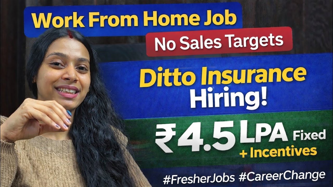 Work From Home Insurance Advisor Job | Ditto Insurance | No Targets ...
