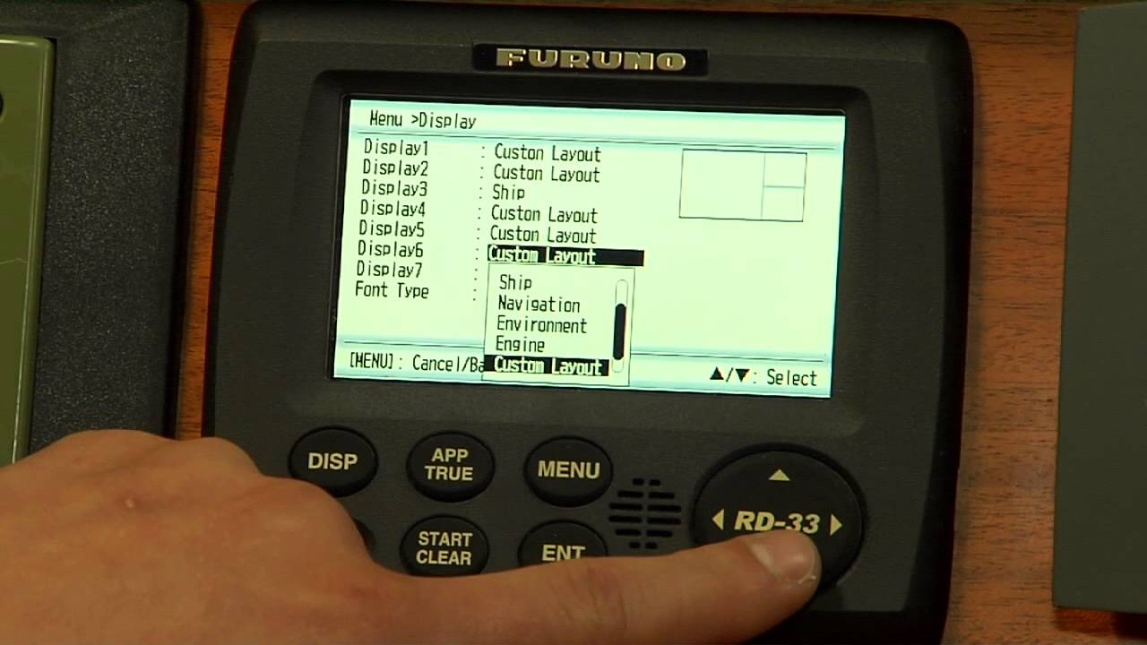FURUNO RD-33 - YouTube
