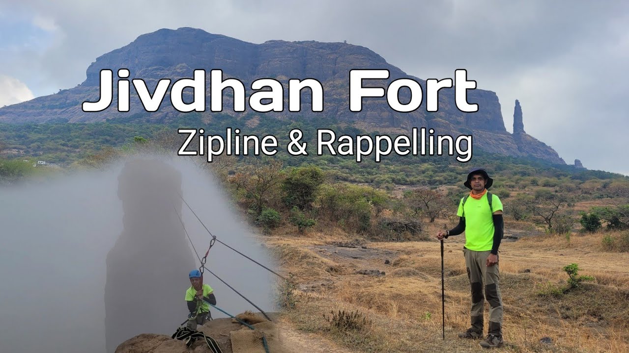 Jivdhan Fort | Vanarlingi sulka | Zipline valley crossing | 450ft ...