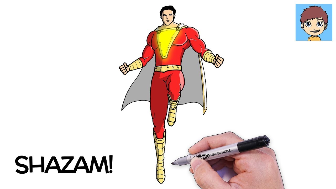 Comment Dessiner SHAZAM! Facilement – Dessin Facile a Faire – Dessin ...
