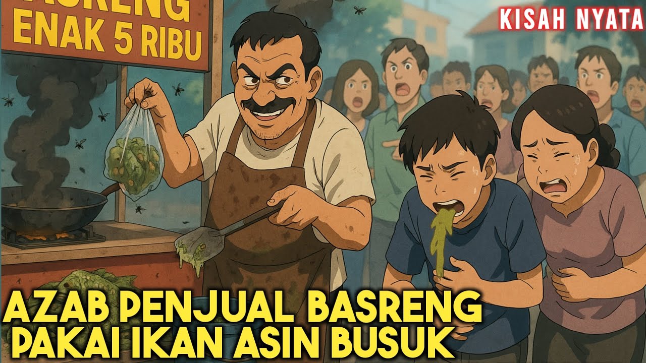AZAB PENJUAL BASRENG PAKAI IKAN ASIN BUSUK! | SINETRON KISAH NYATA ...
