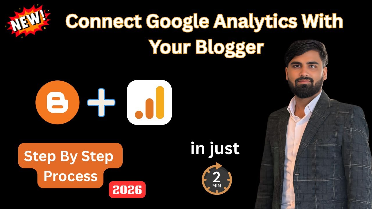How to Add Google Analytics to Blogger Site | Full Beginner Guide - YouTube