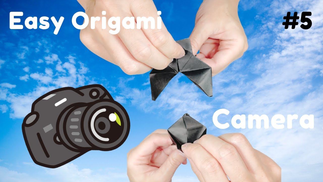 Easy Origami : How to fold a Paper CAMERA - YouTube