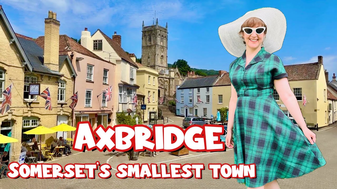 Axbridge 🇬🇧 A Journey into Medieval England visiting the Smallest Town ...